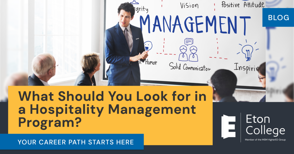 What to Look for in a Hospitality Management Program