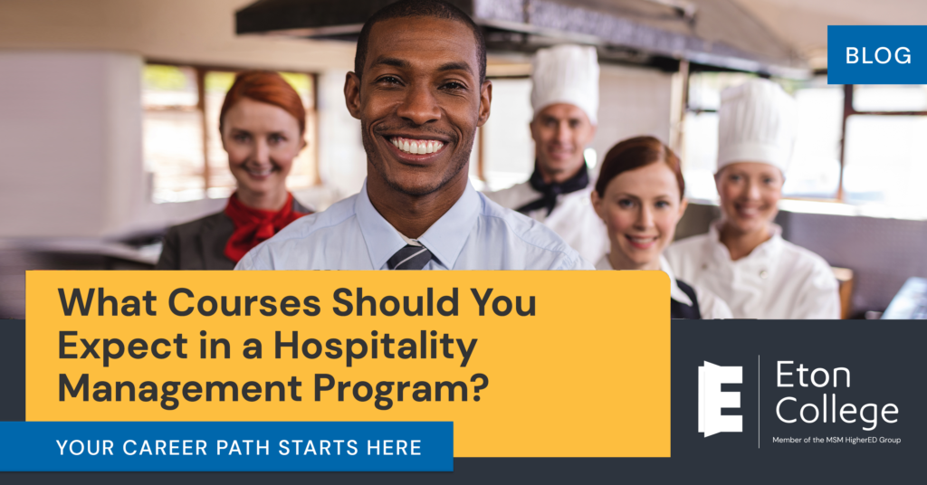 Courses in Hospitality Management - Eton College